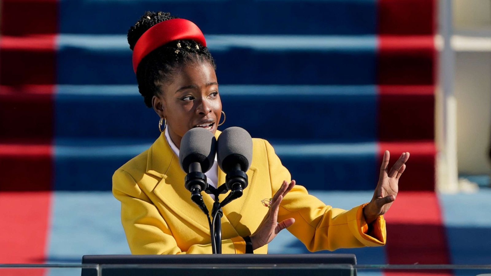 Poet Amanda Gorman says she was tailed by guard - Good Morning America