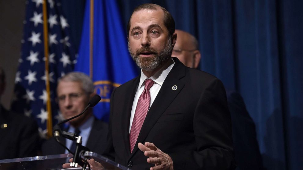 Secretary Alex Azar says HHS is 'ramping up' testing for coronavirus ...