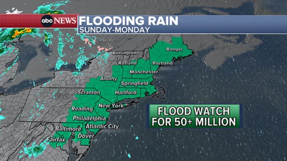 Over 56 million Americans under flood watch Sunday and Monday - Good ...