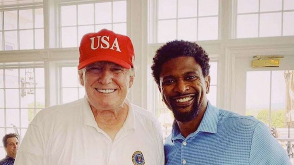 Trump sidesteps convos about race with critics, meets with retired NFL ...