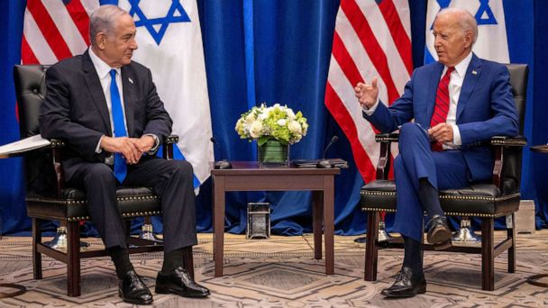 Biden, Netanyahu meet amid US-Israeli tensions - ABC7 Chicago