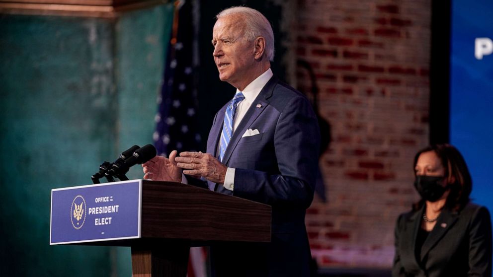 Biden plans 'dozens' of executive actions in first days - ABC News