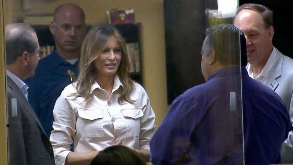 Melania Trump makes surprise visit to Texas to visit migrant children ...