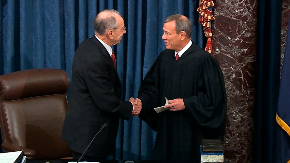Trump impeachment trial begins as Chief Justice Roberts, senators sworn ...