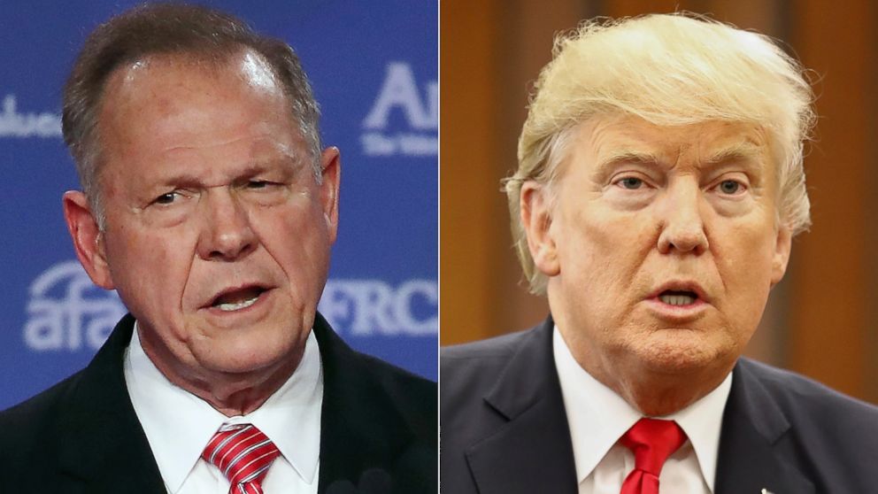Trump endorses Roy Moore, called to offer support - ABC News