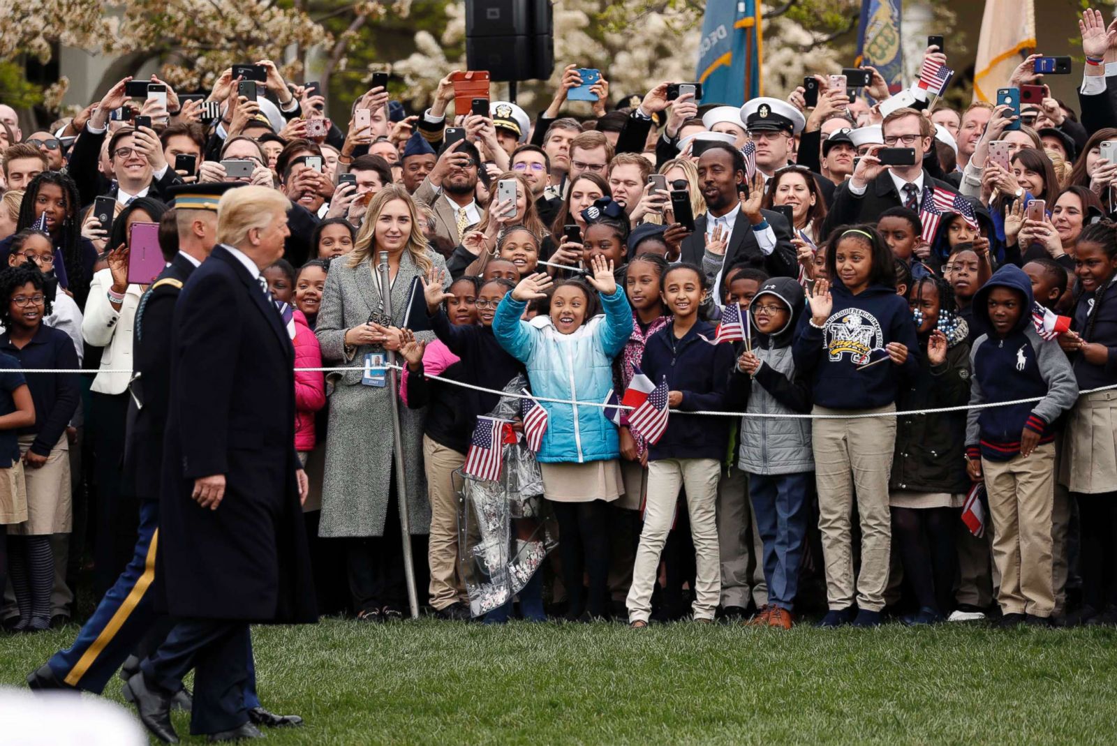 President Trump hosts French President for first state visit Photos ...