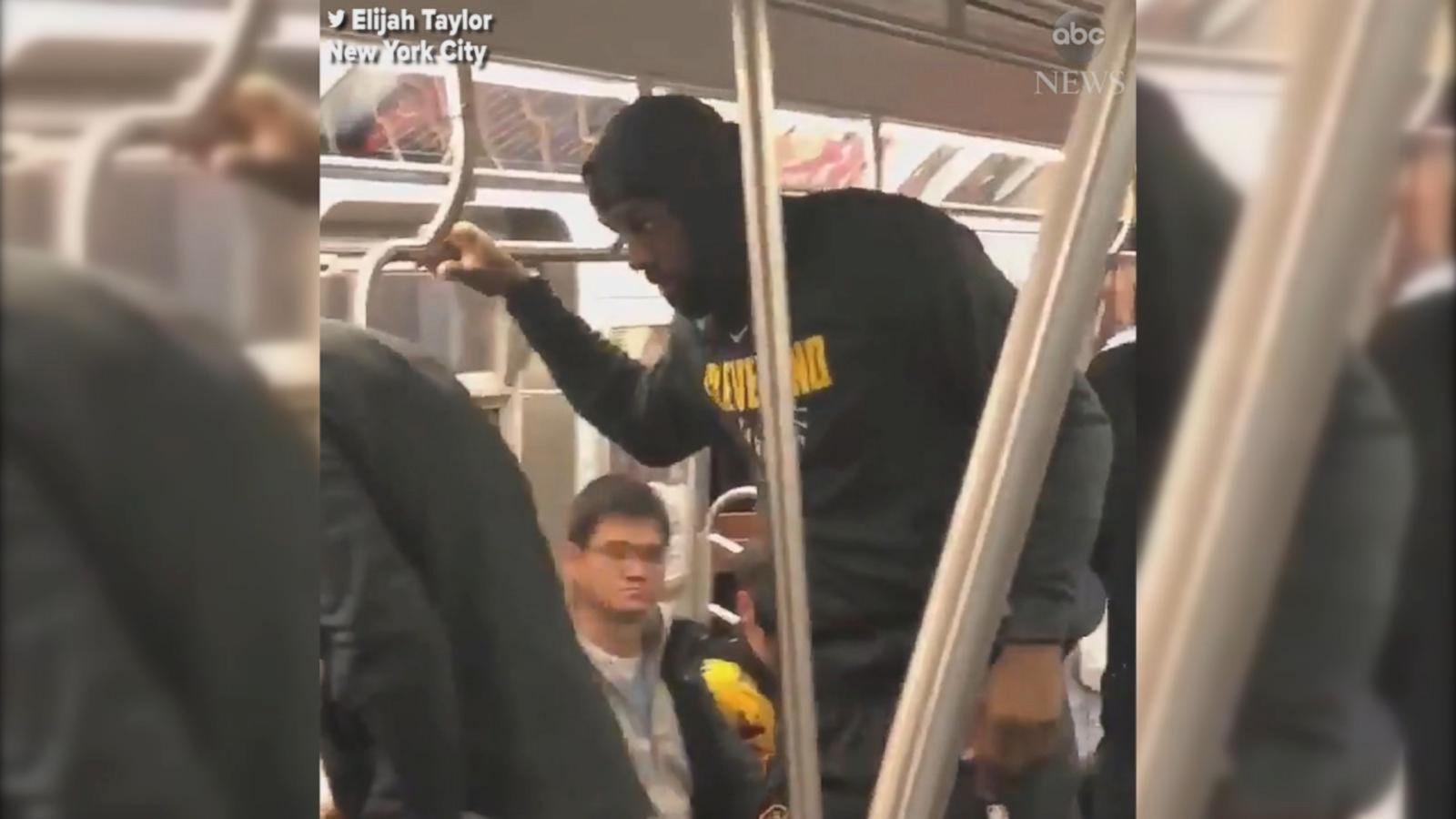 LeBron and the Cavs hop on NYC subway - Good Morning America
