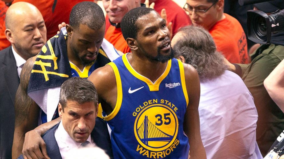 Kevin Durant's surgery a 'success' after rupturing Achilles tendon ...