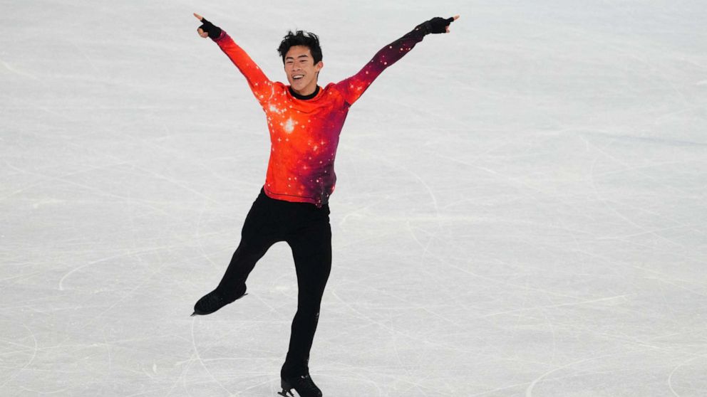 American figure skater Nathan Chen wins gold medal in moment of ...