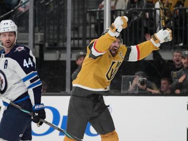 Eichel and Stone lead Golden Knights to 6-2 win over Jets and close in ...