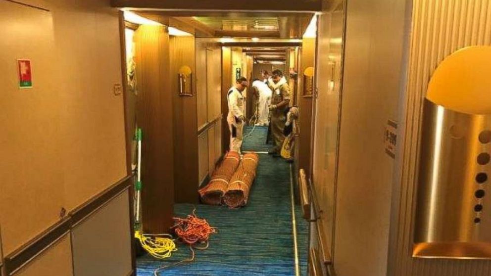 Water line break floods 50 rooms on Carnival cruise ship - ABC News