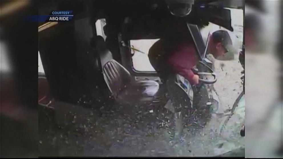 Accident Video Shows Bus Driver Hurtling Through Windshield - ABC News Accident Video Shows Bus Driver Hurtling Through Windshield - ABC News