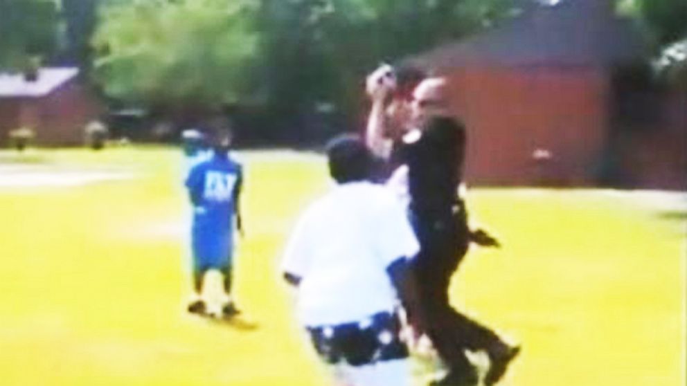 Heartening Video Shows South Carolina Cop Playing Football With Kids | GMA