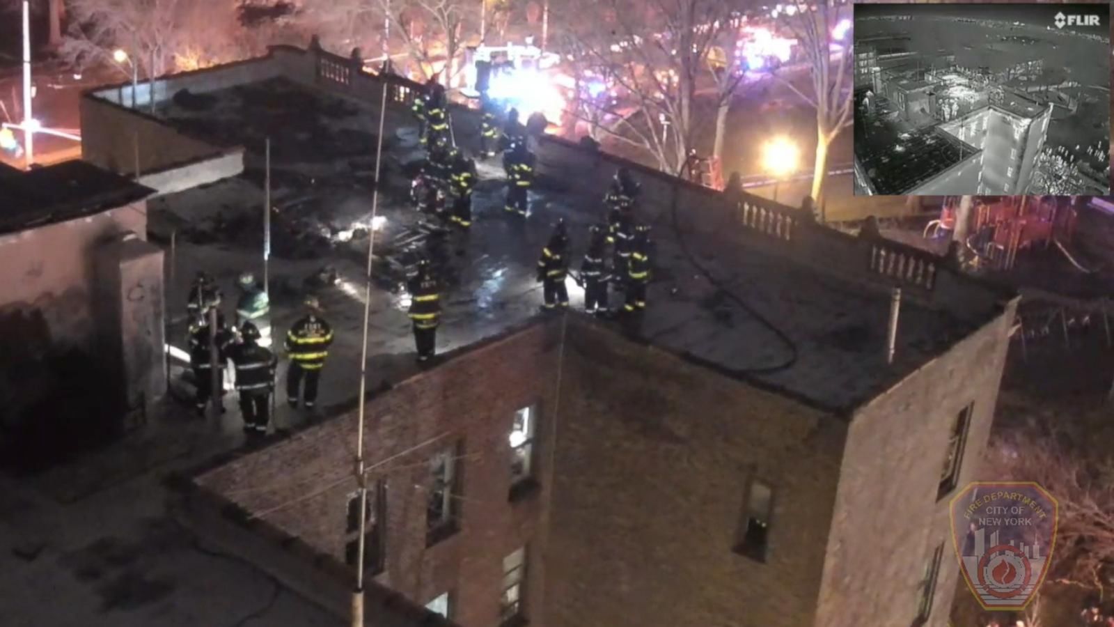 FDNY uses drone for first time to help battle fire - Good Morning America