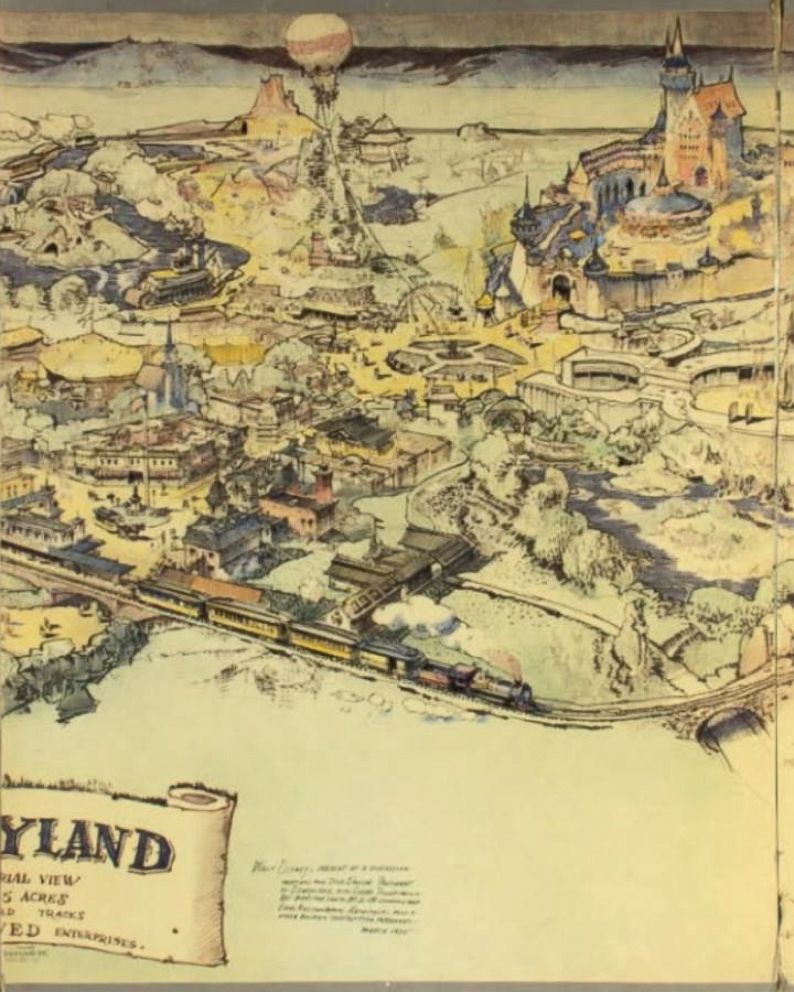 Disneyland 1983 Vintage Disneyland Disneyland Map Disney Map