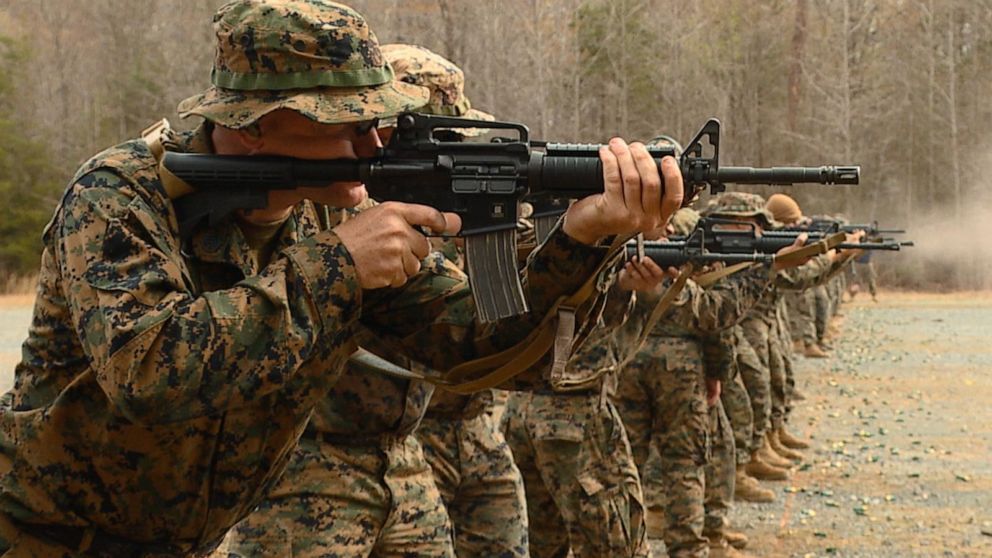 Exclusive Access To Training Of US Marine Embassy Guards Video ABC News