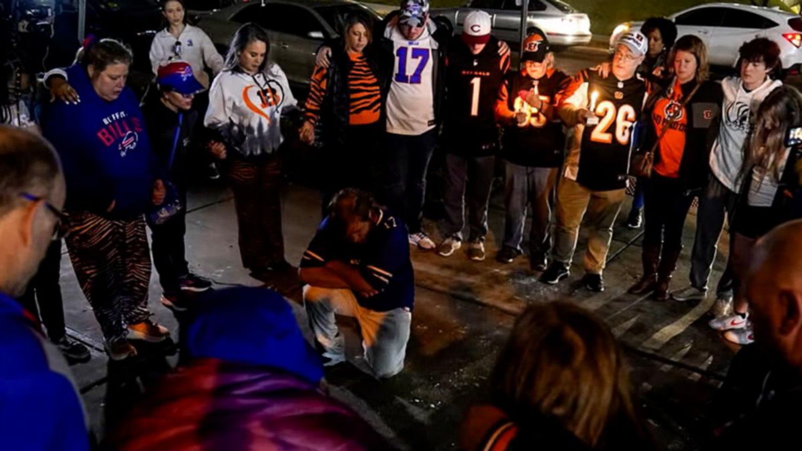 NFL fans coming together after Hamlin’s cardiac arrest - Good Morning ...