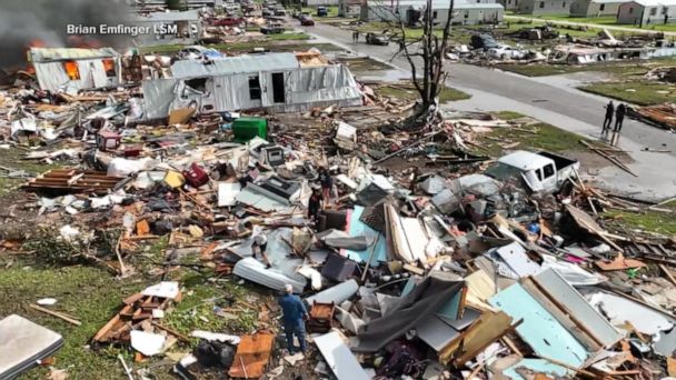 Video Forecast following deadly tornadoes in Texas - ABC News