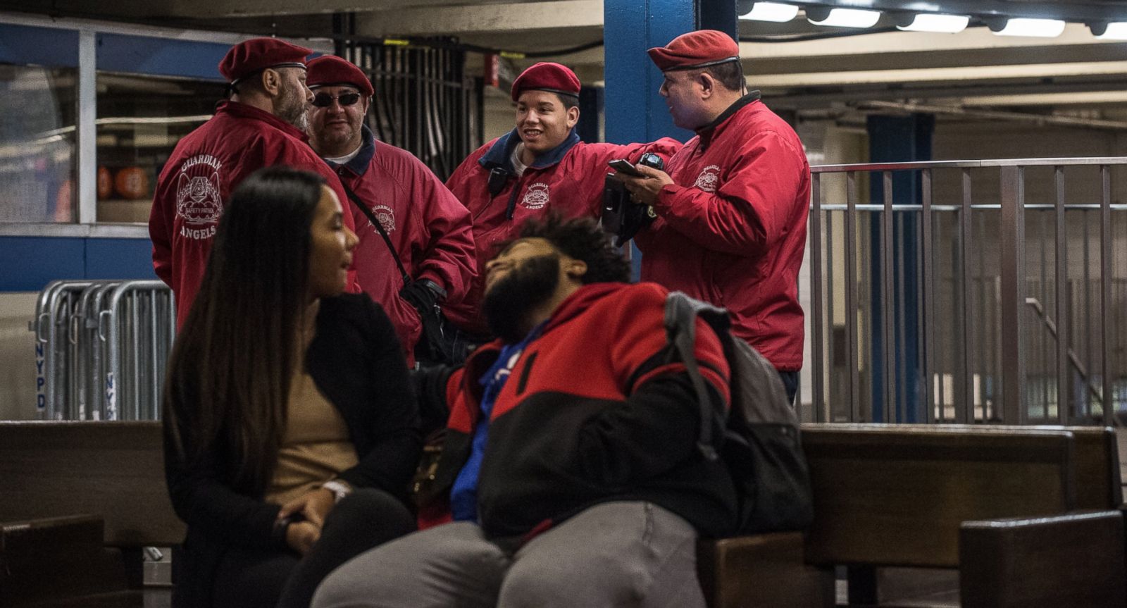 Guardian Angels Back on Watch in NYC Subways Photos | Image #101 - ABC News