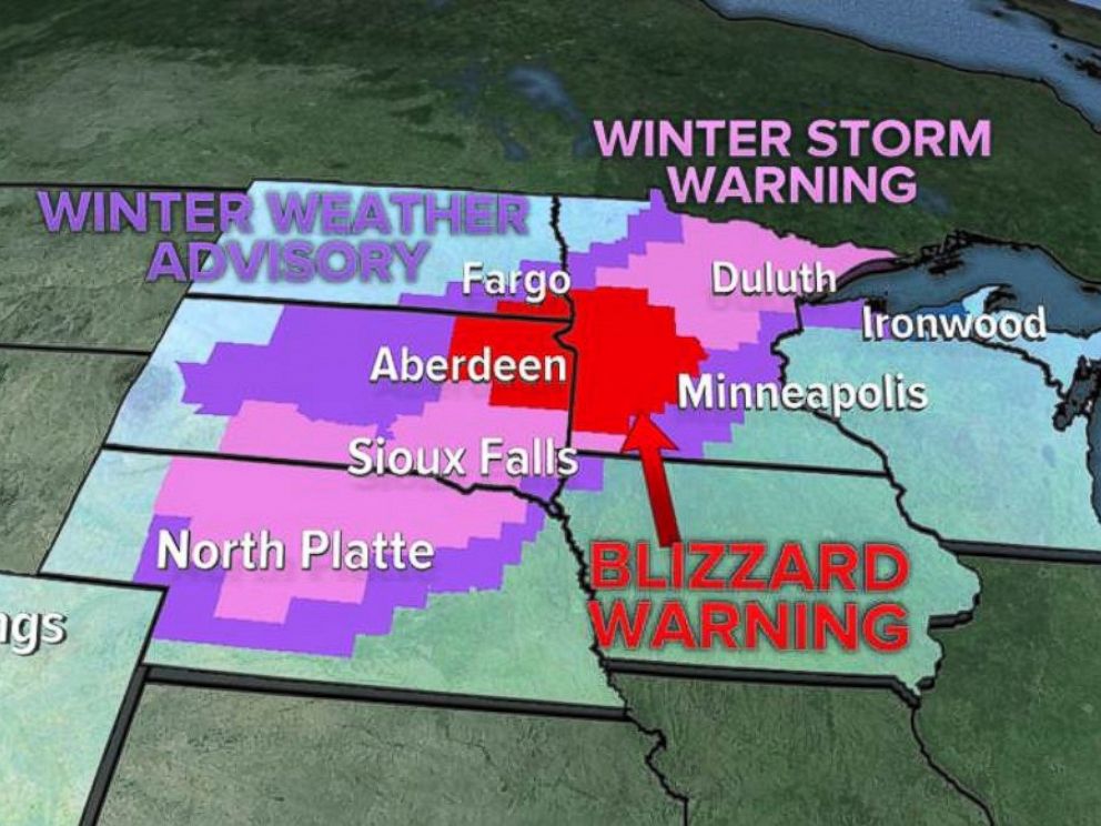 Blizzard Warning Issued for Parts of Midwest - ABC News Blizzard Warning Issued for Parts of Midwest - ABC News