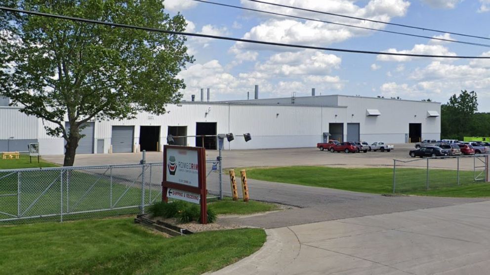 Man crushed to death after 12 ton manufacturing mold falls on top of ...