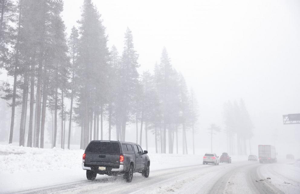 California storm could bring 12 feet of snow to Sierra Nevada mountains ...