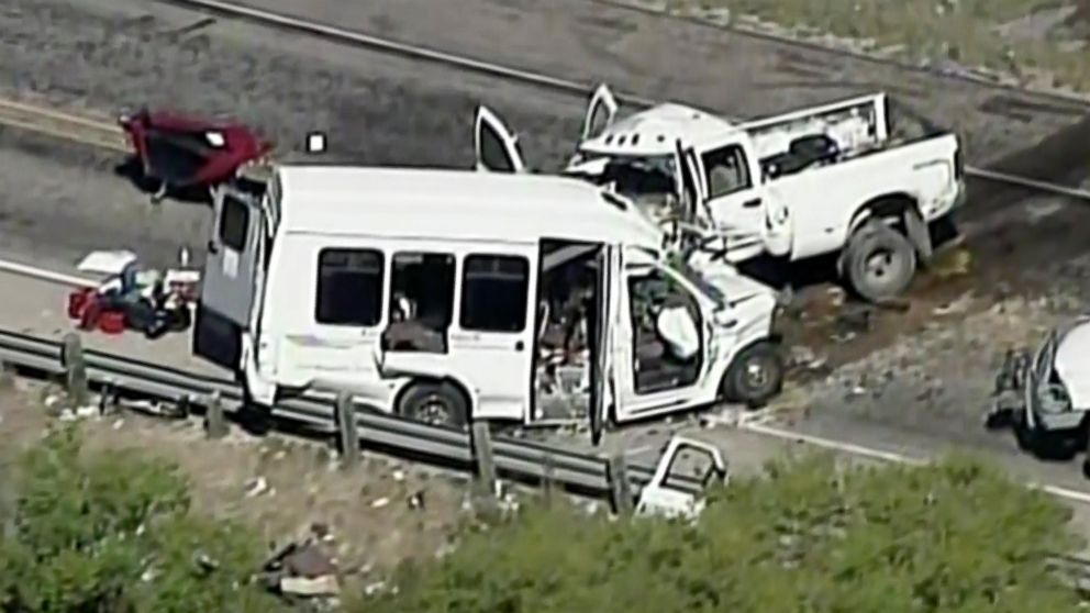 Driver in fatal crash with church bus in Texas drifted from lane at ...