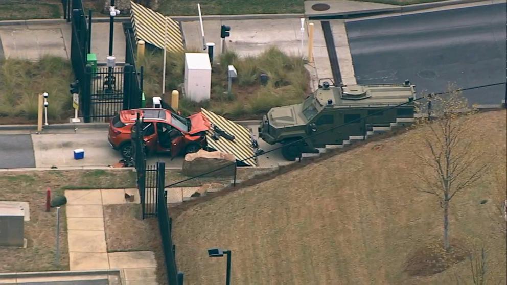 Man who allegedly rammed car into front gate of Atlanta FBI office ...