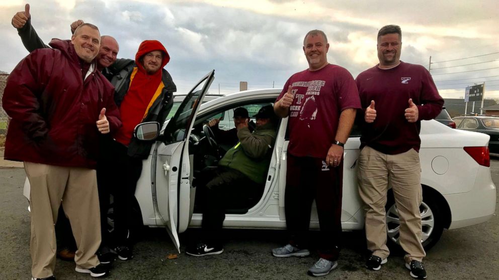 High school football team surprises coach with new car - Good Morning ...