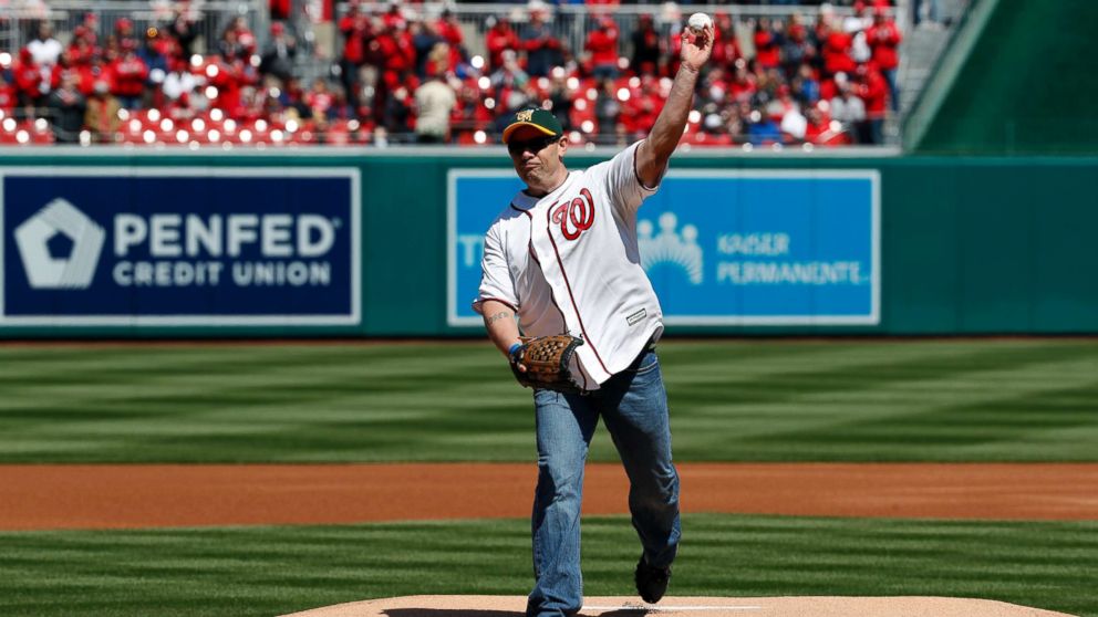 Officer who confronted Maryland school shooter throws 1st pitch at ...