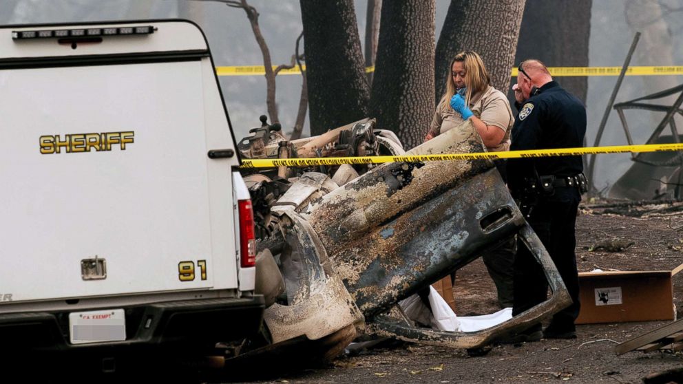 California wildfires death toll climbs to 87, almost 500 still ...