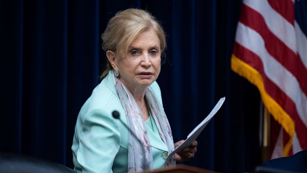 Rep. Carolyn Maloney speaks on gun control efforts - ABC News