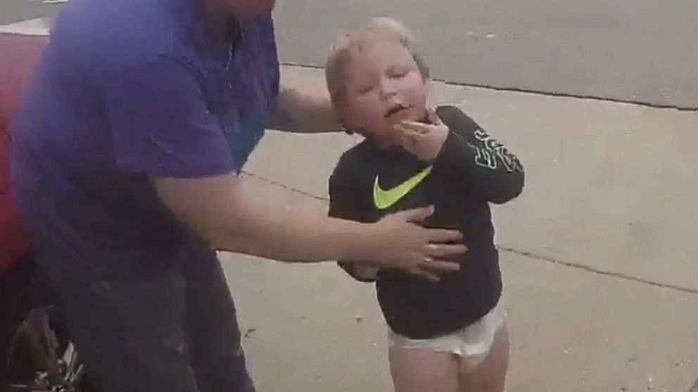 Body cam shows deputy save boy from choking - Good Morning America
