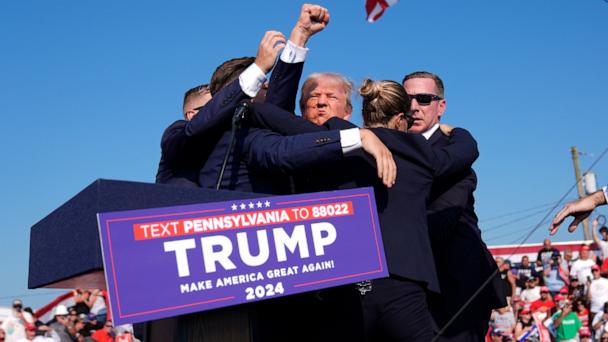Trump's raised fist in defiance: How the assassination attempt on him ...