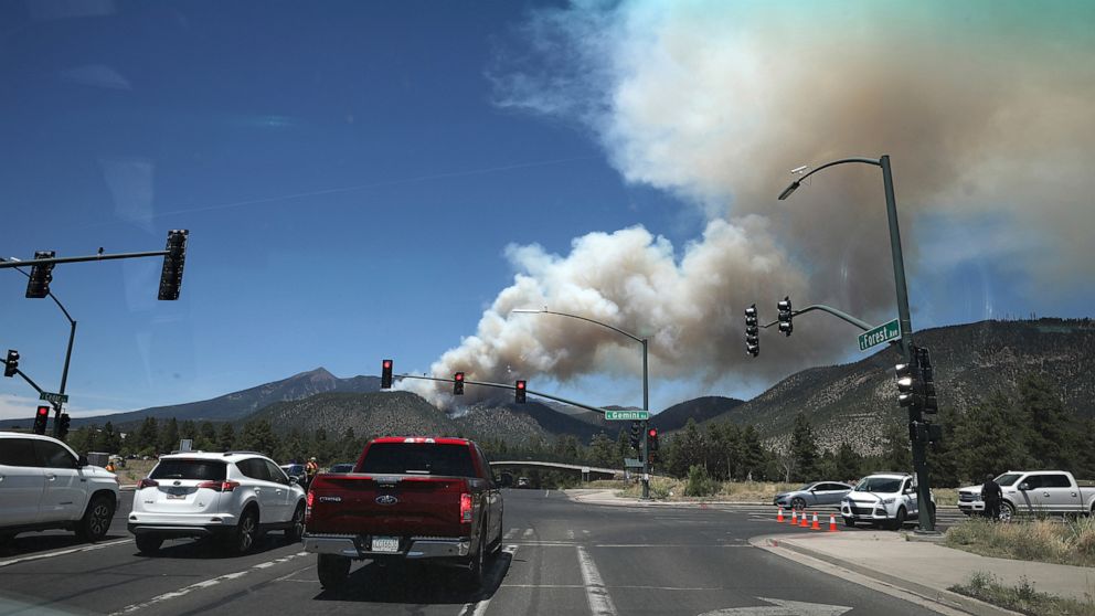 Dozens of large wildfires burning in West as California feels the heat ...
