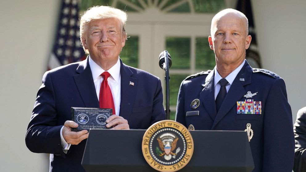 President Donald Trump reestablishes US Space Command - ABC News