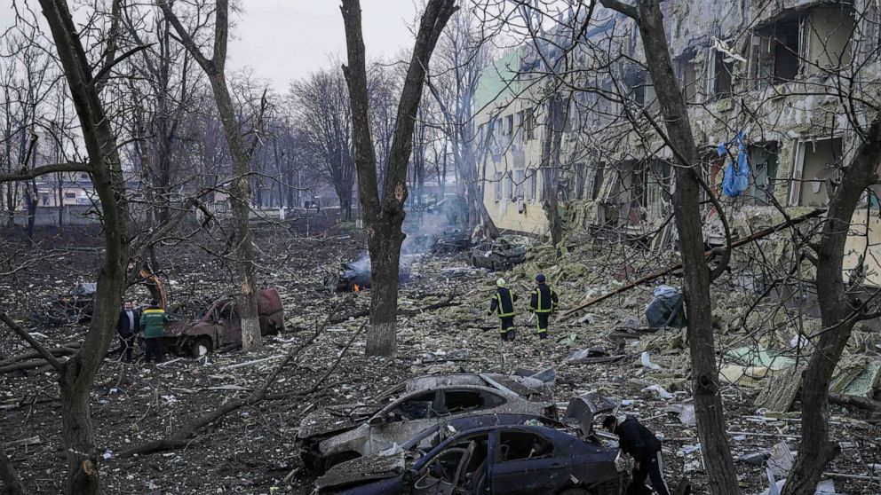 Mariupol children's hospital destroyed in targeted attack, Ukrainian ...