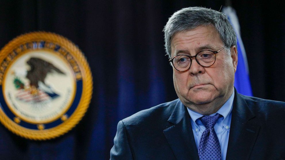 DOJ releases part of memo behind Barr's decision not to charge Trump ...
