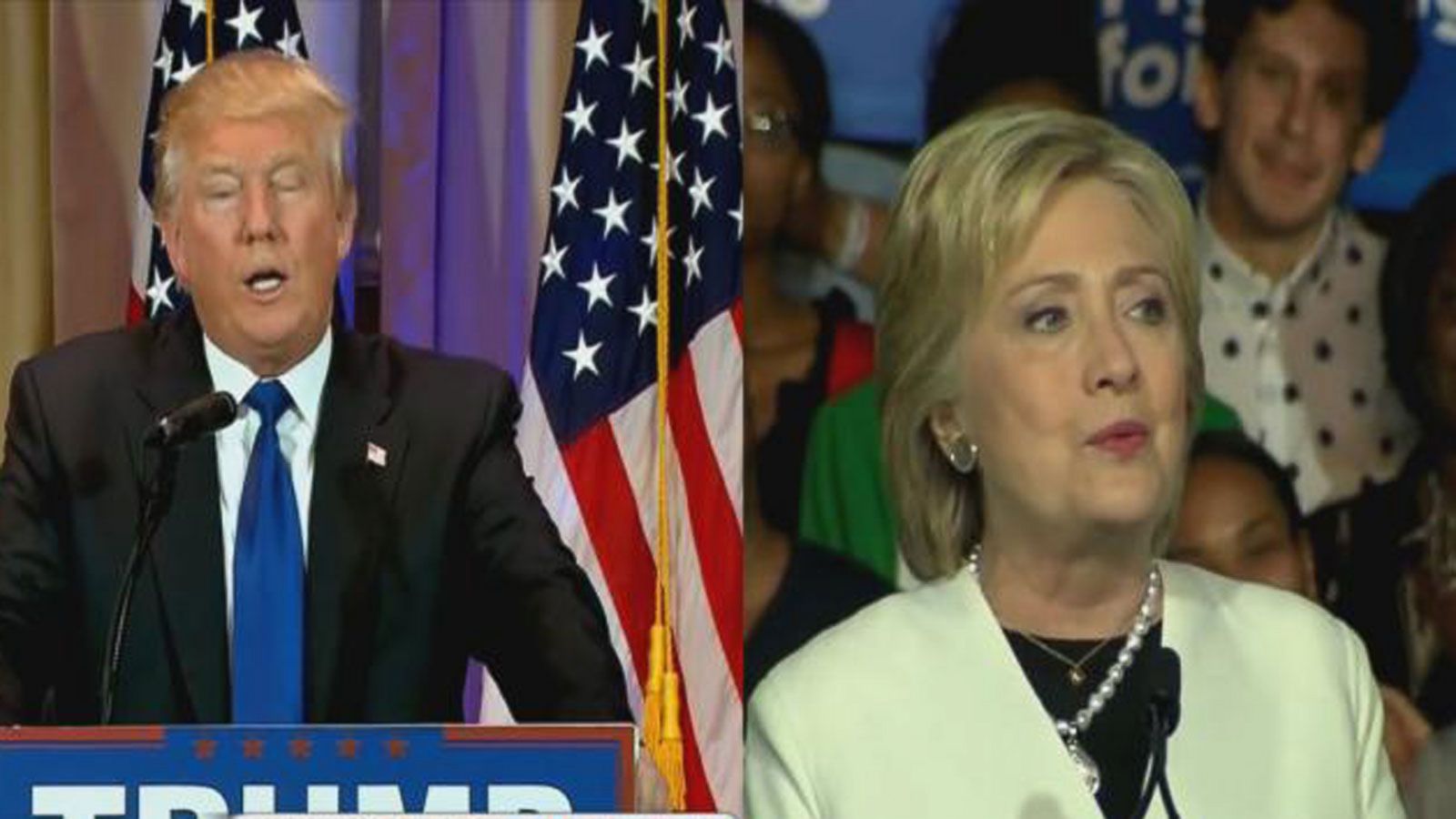 Trump and Clinton Win Big - Good Morning America