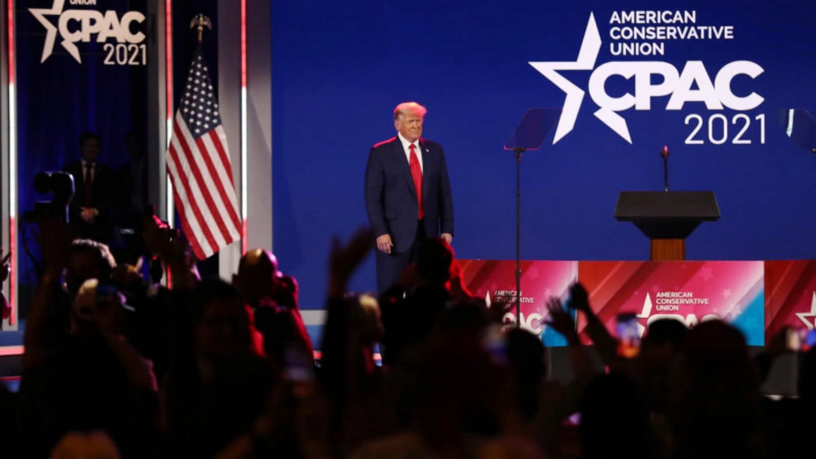 Donald Trump makes first public appearance since leaving office - Good ...