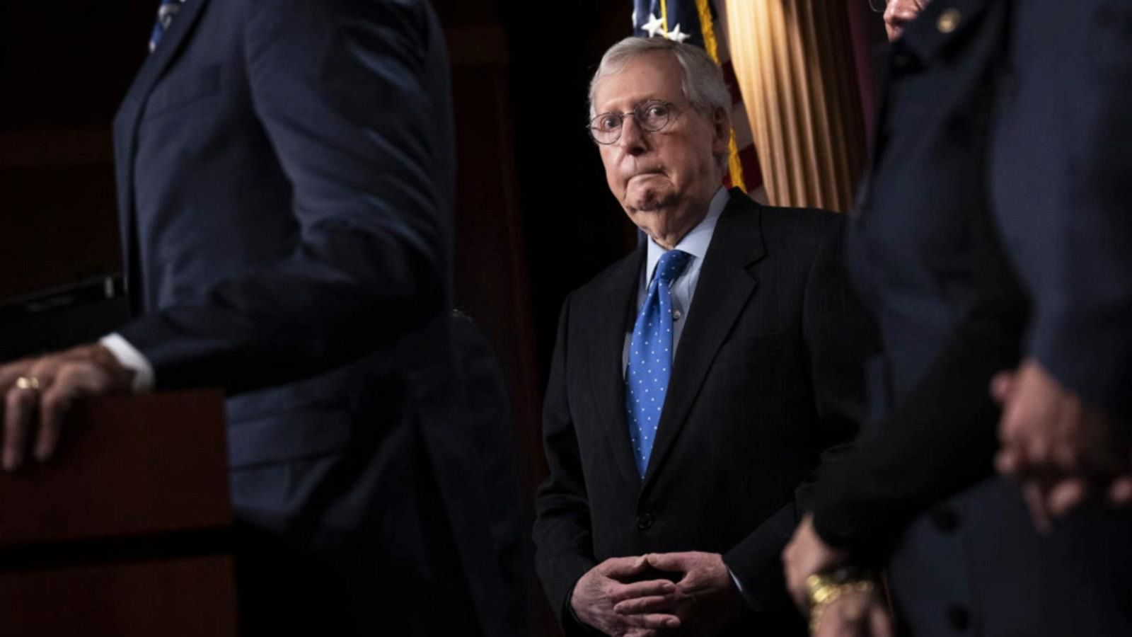 Sen Mitch Mcconnell Is Reelected Minority Leader Good Morning America