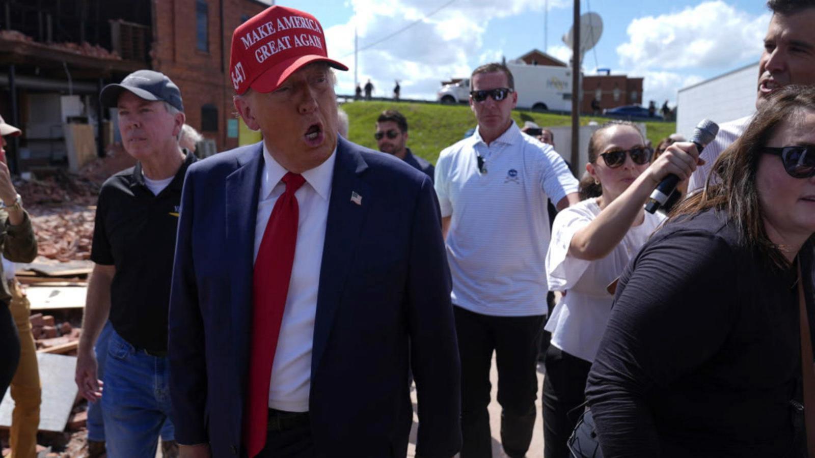 Trump visits Georgia, Harris heads back to D.C. to address Hurricane ...