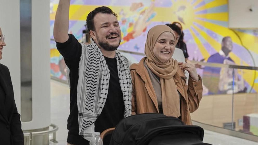 Mahmoud Khalil and family reunited at last! | GMA