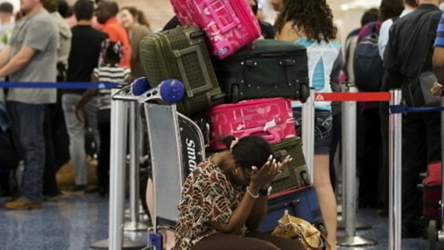 Video Travelers at Airports Angry and Frustrated - ABC News